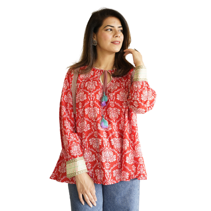 Shop Women's Trendy Fashionable Jaipuri Tops Collection Online | Jaipur ...